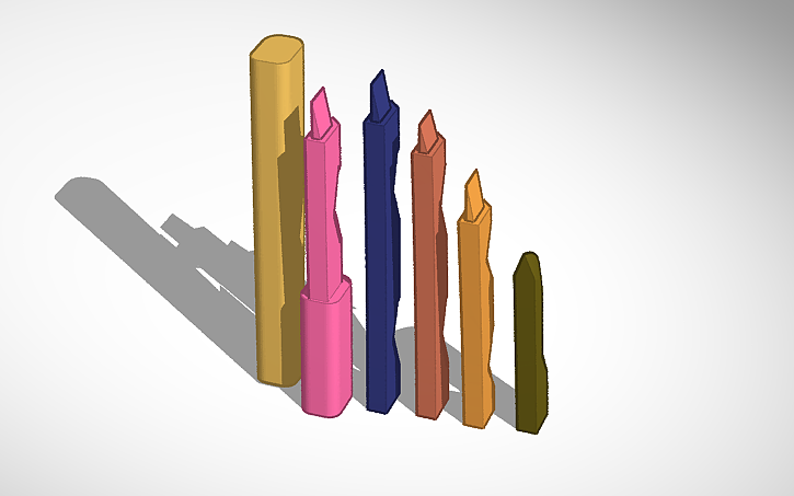 3D design Demon Slayer Inoske Sword Improved - Tinkercad