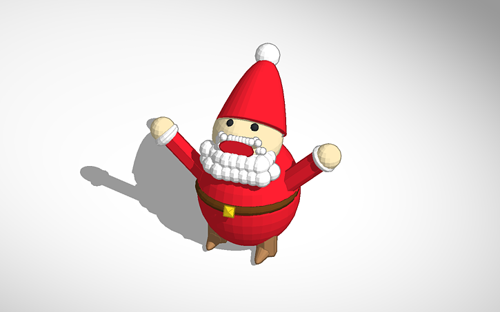 3D design SANTA! - Tinkercad