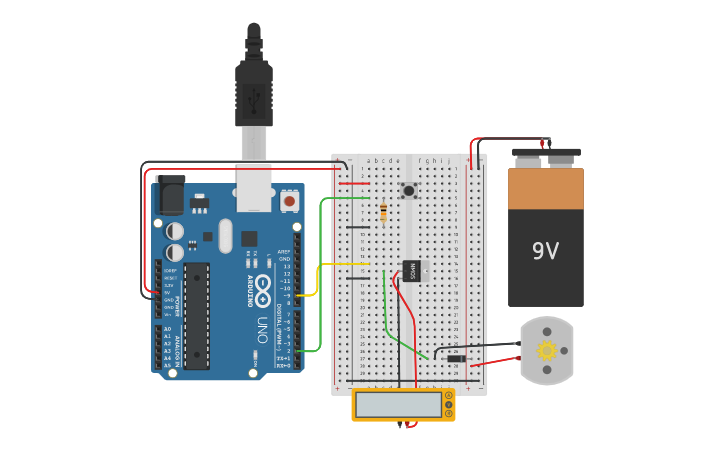 Circuit design Using the LDR and Plotting Light Data - Tinkercad