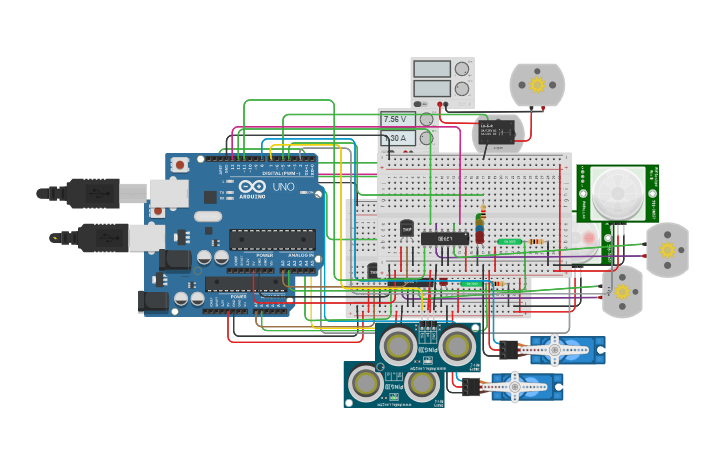 Circuit design Lab4_4 | Tinkercad
