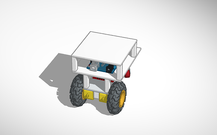 3D design Robot Completa Laberinto - Tinkercad