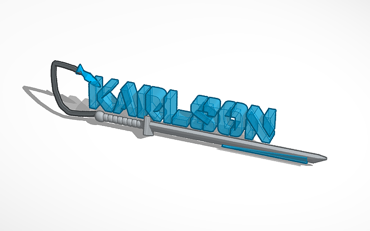 3D design karlson katana-lazer-grapling gun-thing | Tinkercad