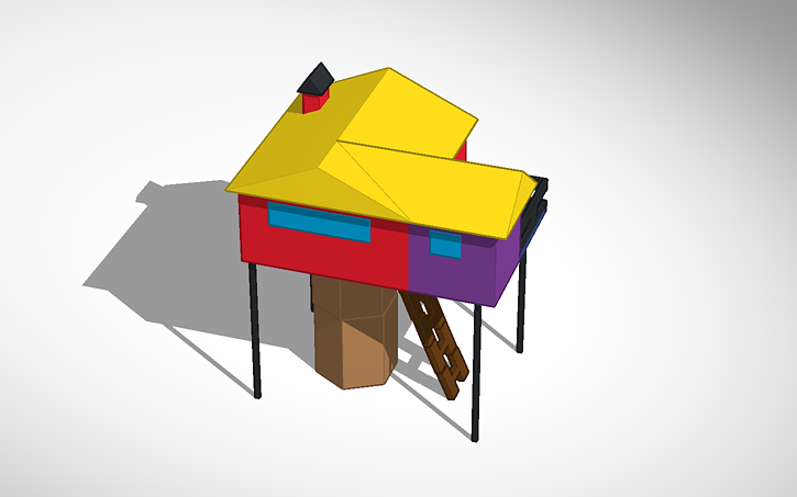 3D design treehouse | Tinkercad