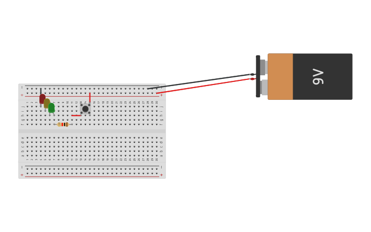 Circuit design accensione led con pulsante-murgoci | Tinkercad Circuit design accensione led con pulsante-murgoci | Tinkercad