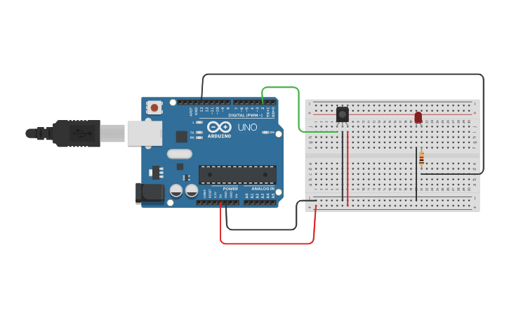 Circuit Design Arduino With Ir Sensor Tinkercad 9384