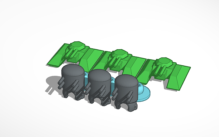 3D design sci-fi military vehicles V2 | Tinkercad