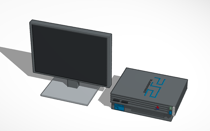 3D design Playstation 2! - Tinkercad