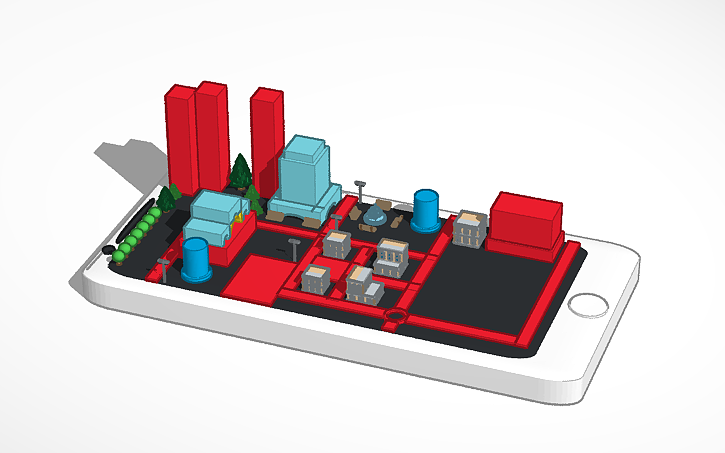 3D design Smart City - Tinkercad