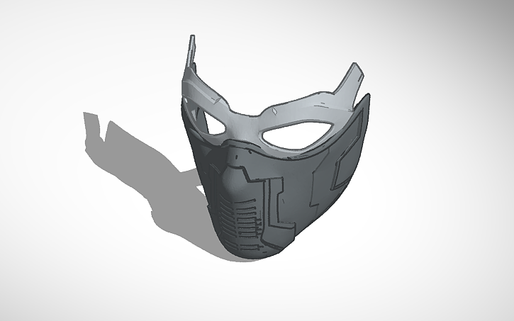3D design Winter Soldier Mask - Tinkercad
