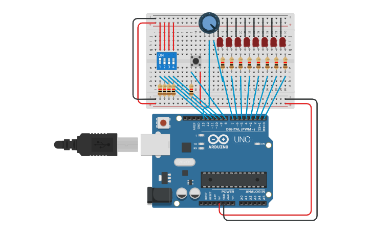 Circuit design MICI mini project - Tinkercad