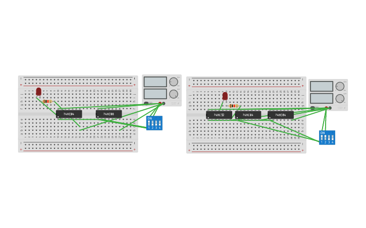 Circuit design EXPERIMENT 2 BASIC GATE - Tinkercad