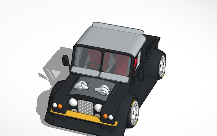 3D design Land Rover Drift Car - Tinkercad