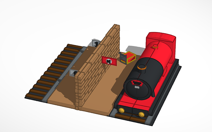 3D design Platform 9 3/4 | Tinkercad