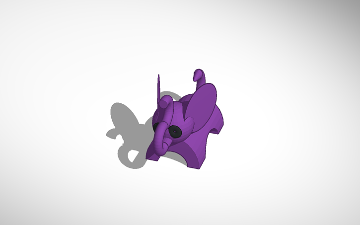 3D design BABY ELEPHANT | Tinkercad
