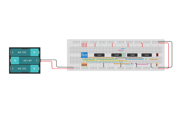 Circuit design LAB. 3 TRAB. PRAC. 4 | Tinkercad