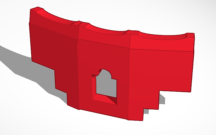 3D design Gun Shield - Tinkercad