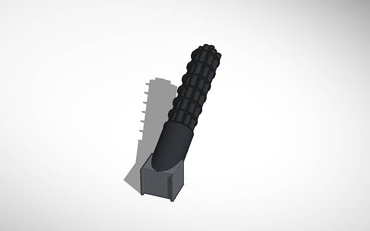 3D design Minigun | Tinkercad