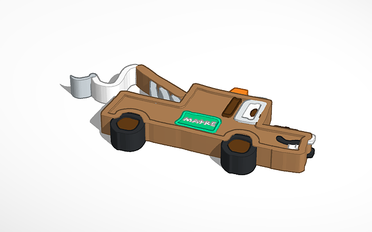 3D design Scribble Tow Mater - Tinkercad