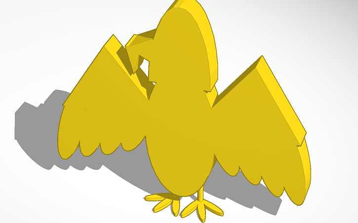 3D design eagle - Tinkercad