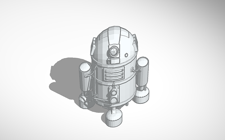 3D design R2D2 | Tinkercad
