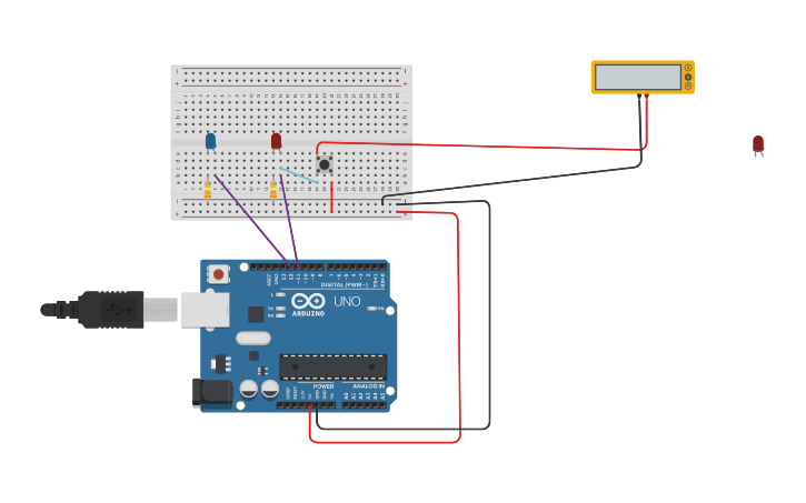 Circuit design TOUCH SENSOR - Tinkercad