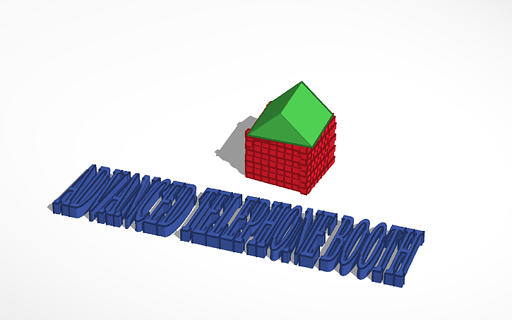 3D design EPIC BOOTH - Tinkercad