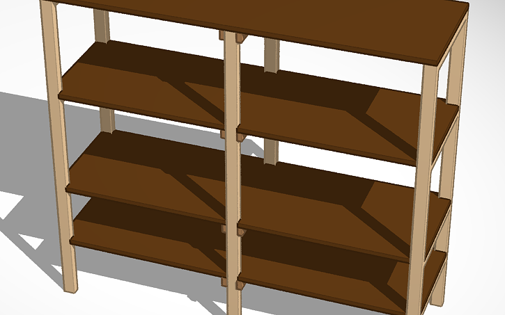 3D design Shelf - Tinkercad