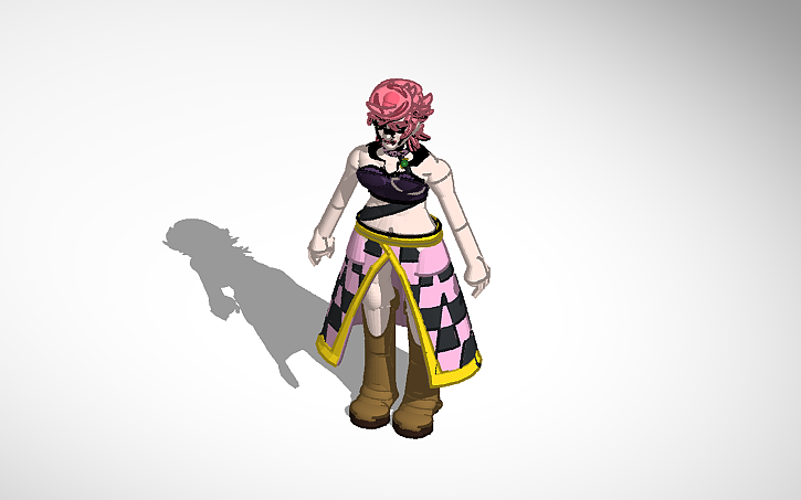 3D design Trish Una - Jojo's Bizarre Adventure - Tinkercad