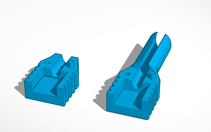 3D design USB strain relief bottom | Tinkercad