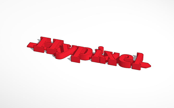 3D design Hypixel Logo - Tinkercad