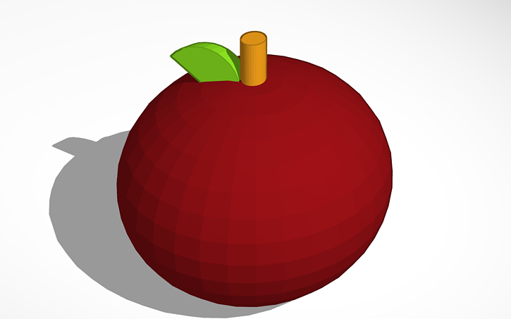 3D design Big Apple - Tinkercad