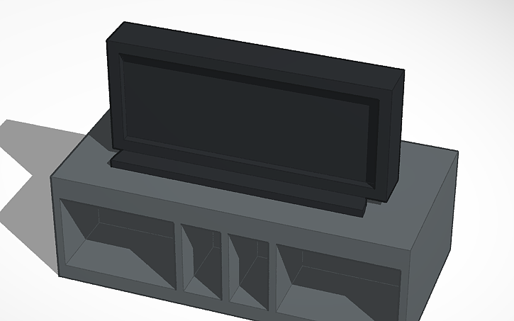 3D design Regular TV - Tinkercad