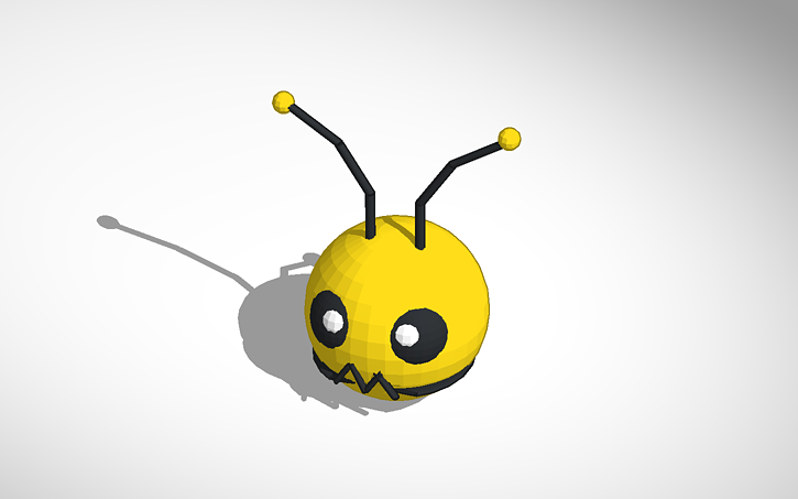 3D design Alien Hominid - Tinkercad