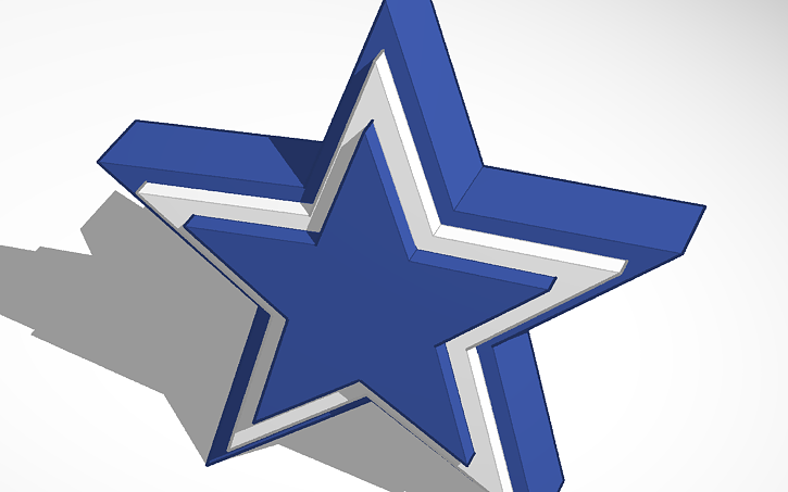 3D design Dallas Cowboys - Tinkercad