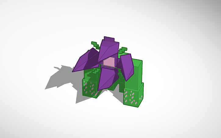 3D design Minecraft dungeons leapleaf | Tinkercad