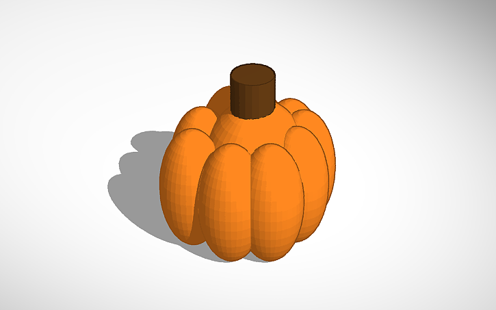 3D design Halloween Pumpkin | Tinkercad