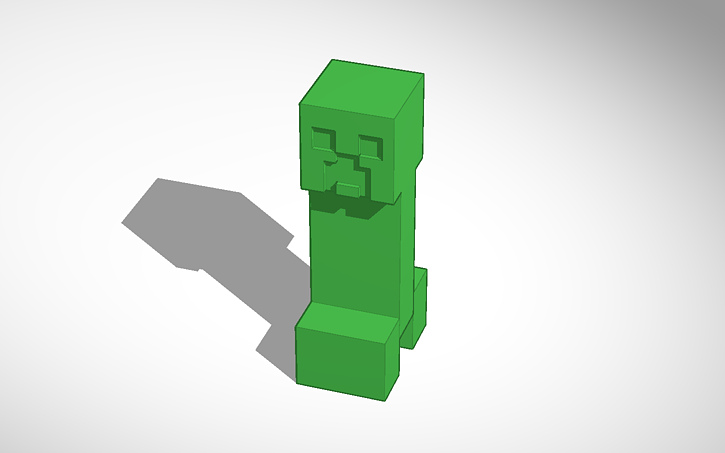 3D design Minecraft Creeper - Tinkercad