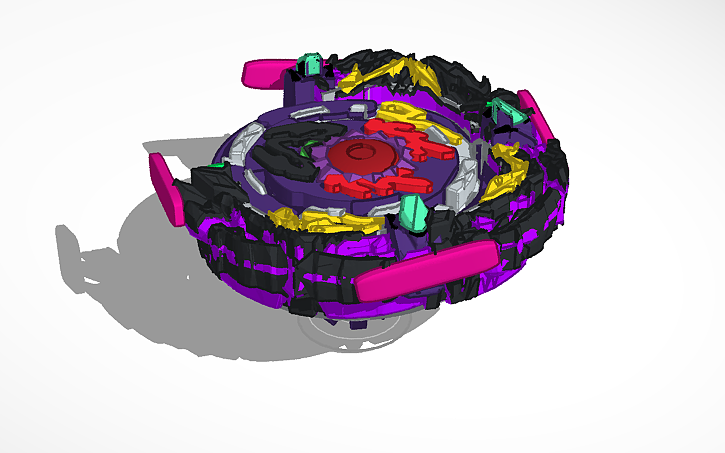 3D design Copy of the last bey of beyblade burst barricade lucifer ...