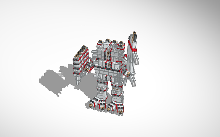 3D design wolf mech upgrade | Tinkercad