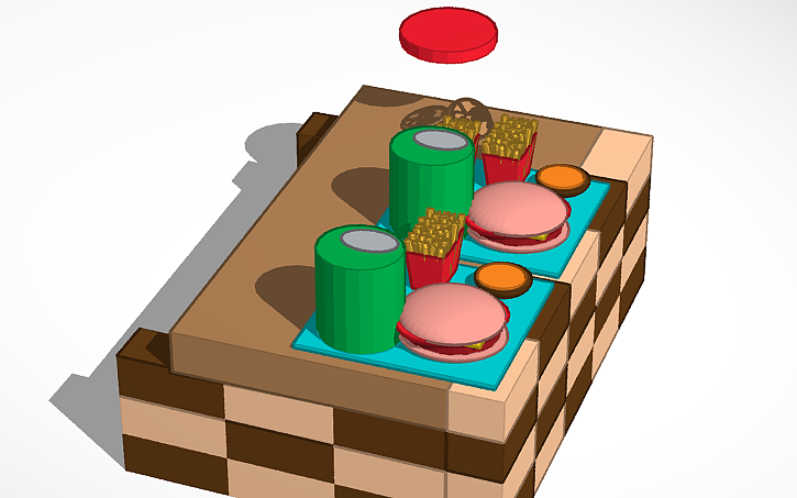3D design Fast Food | Tinkercad