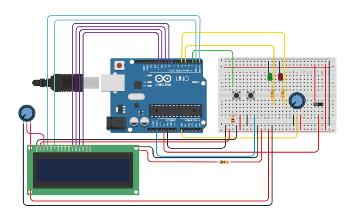 Circuit design egg timer | Tinkercad