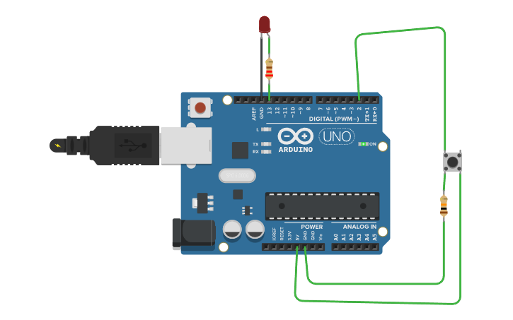 Circuit design Segundo Ejercicio - Tinkercad
