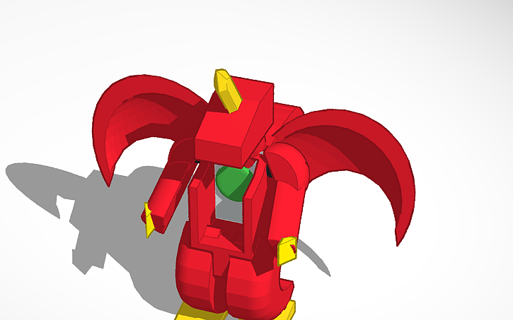 3D design dragonoid | Tinkercad