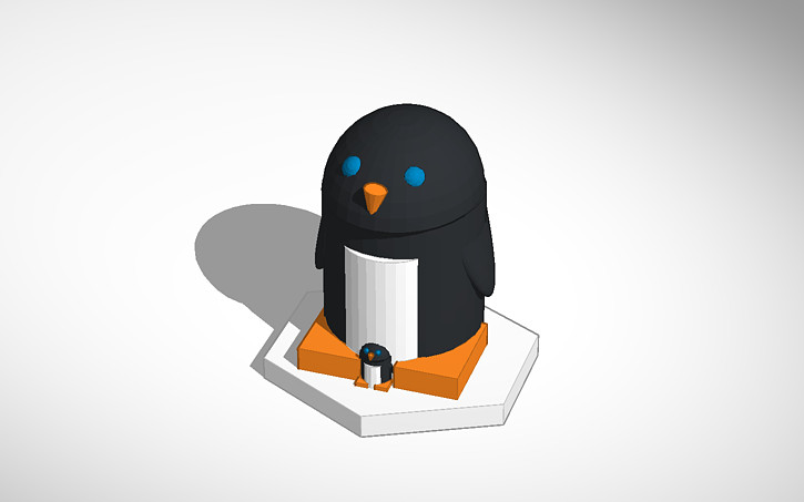 3D design Penguin - Tinkercad