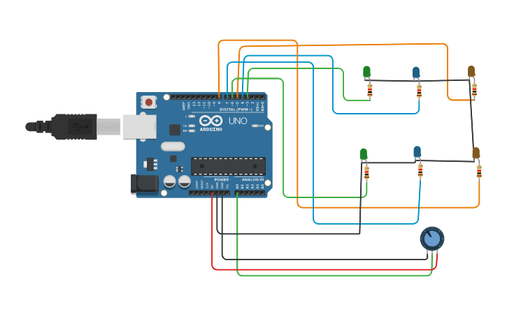Circuit design 3 Phase Bridge | Tinkercad