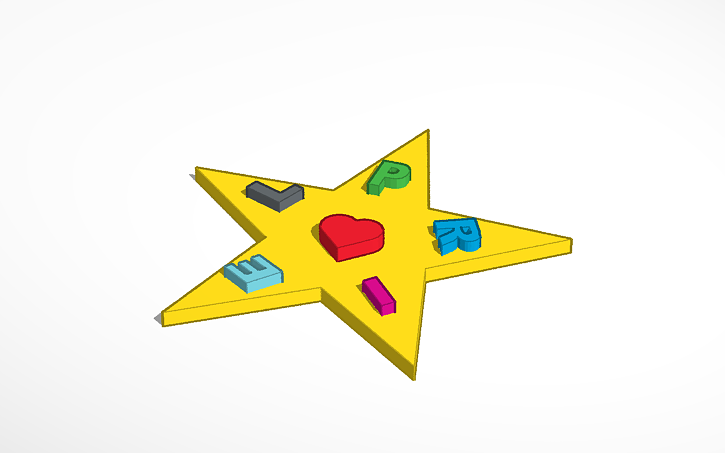 3D design star | Tinkercad