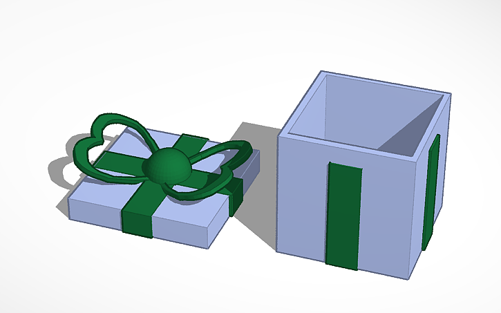3D design present present - Tinkercad