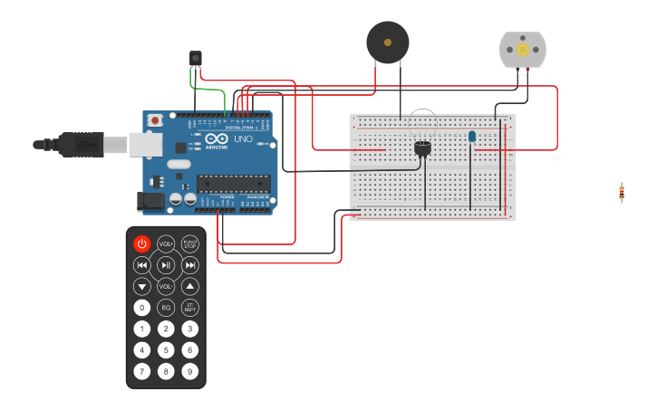 Circuit design irremote | Tinkercad
