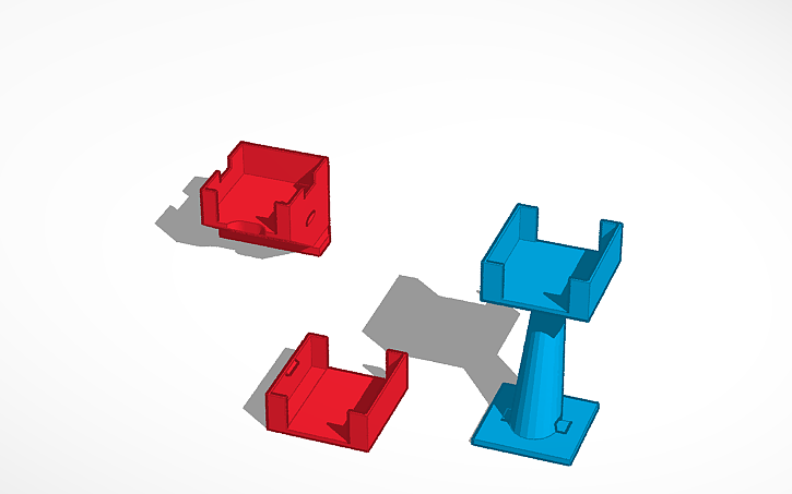 3D design GPS mount BN880 and Radiolink TS100 - Tinkercad