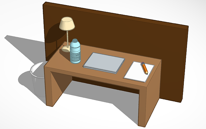 3D design Desk Space | Tinkercad